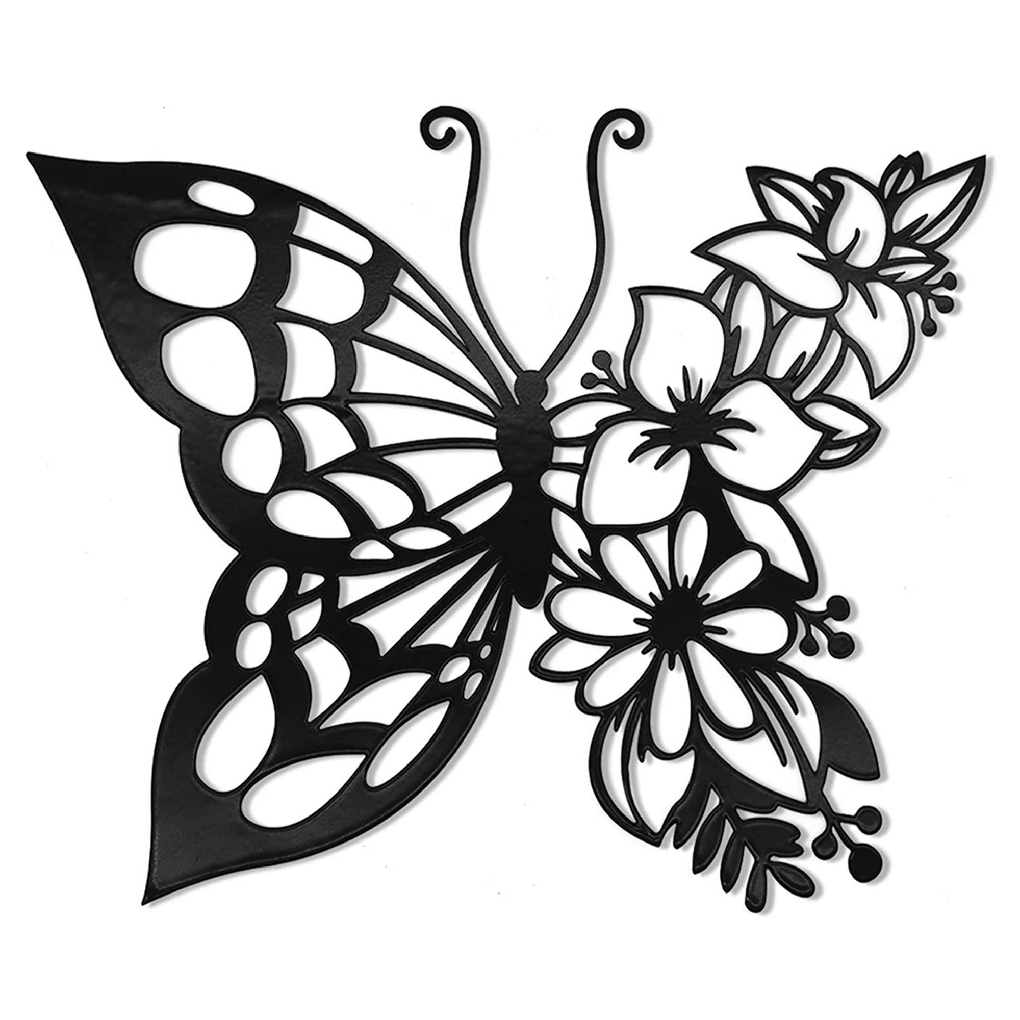 Flower Butterfly - DXF / SVG File for Plasma, Laser, Waterjet Cutting ...