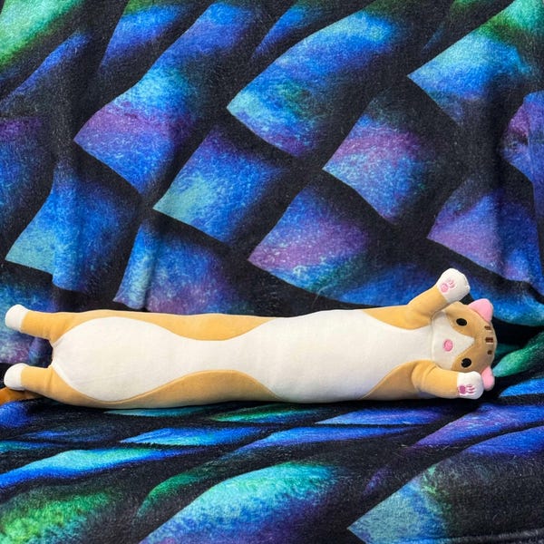 Long Cat Plush - Etsy