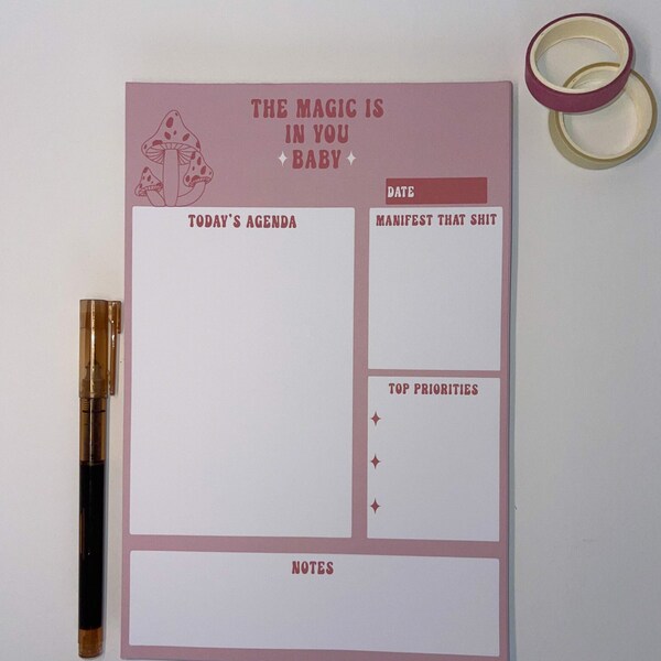 Handmade Notepad - Etsy