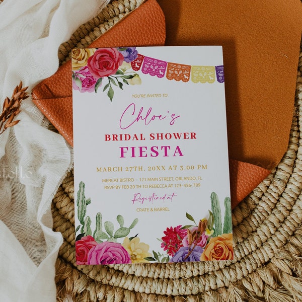 Fiesta Bridal Shower Invitation - Etsy