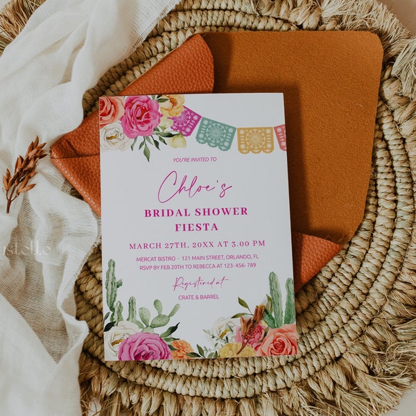 Fiesta Bridal Shower Invitation - Etsy