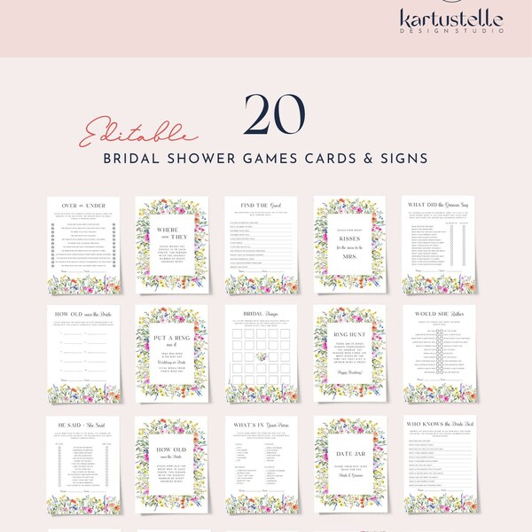 Bridal Shower Games - Etsy