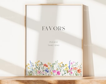 Colorful Floral Bridal Shower Games Bundle Template, Wildflower Bridal ...