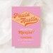 Fun Retro Save the Date Template, Funky Playful Pink Orange Wedding ...