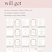 Colorful Floral Bridal Shower Games Bundle Template, Wildflower Bridal ...