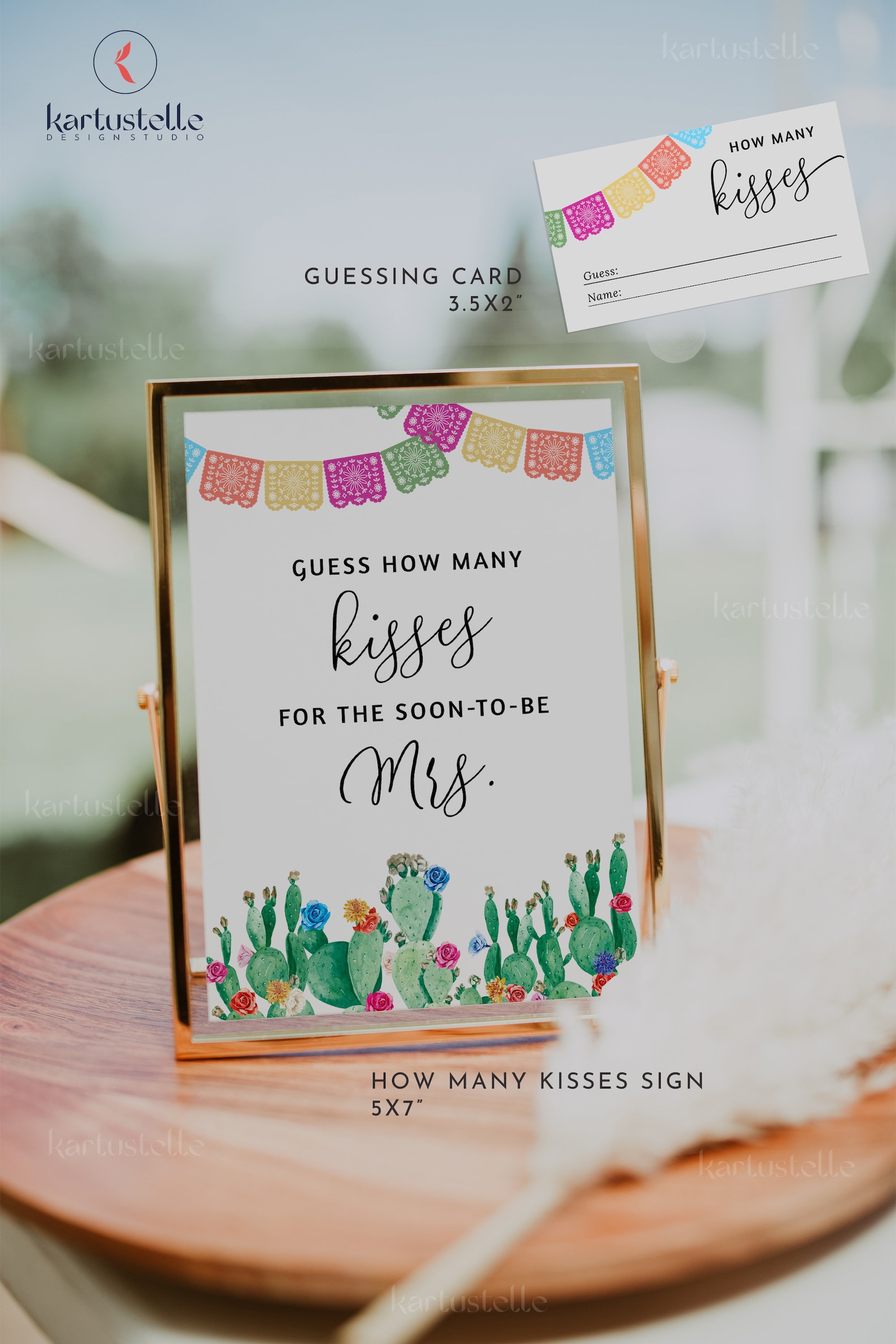 Fiesta Bridal Shower Games Bundle Template Cactus Bridal - Etsy