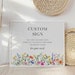 Colorful Floral Custom Sign Template, Wildflower Custom Wedding Signs ...