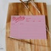 Red Pink Recipe Card Template Red and Pink Recipe Cards - Etsy