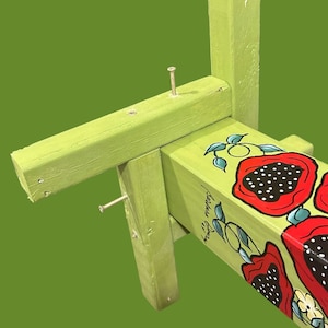 Handcrafted Garden Post: Whimsical Birds & Buds Outdoor Decor - Etsy