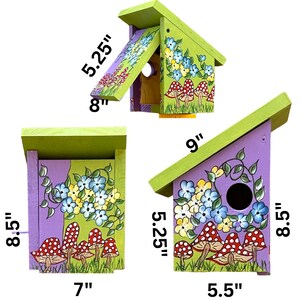 Custom Order Birdhouse - You Design - for Bird Lovers & Outdoor Spaces ...