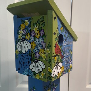 Custom Order Birdhouse - You Design - for Bird Lovers & Outdoor Spaces ...