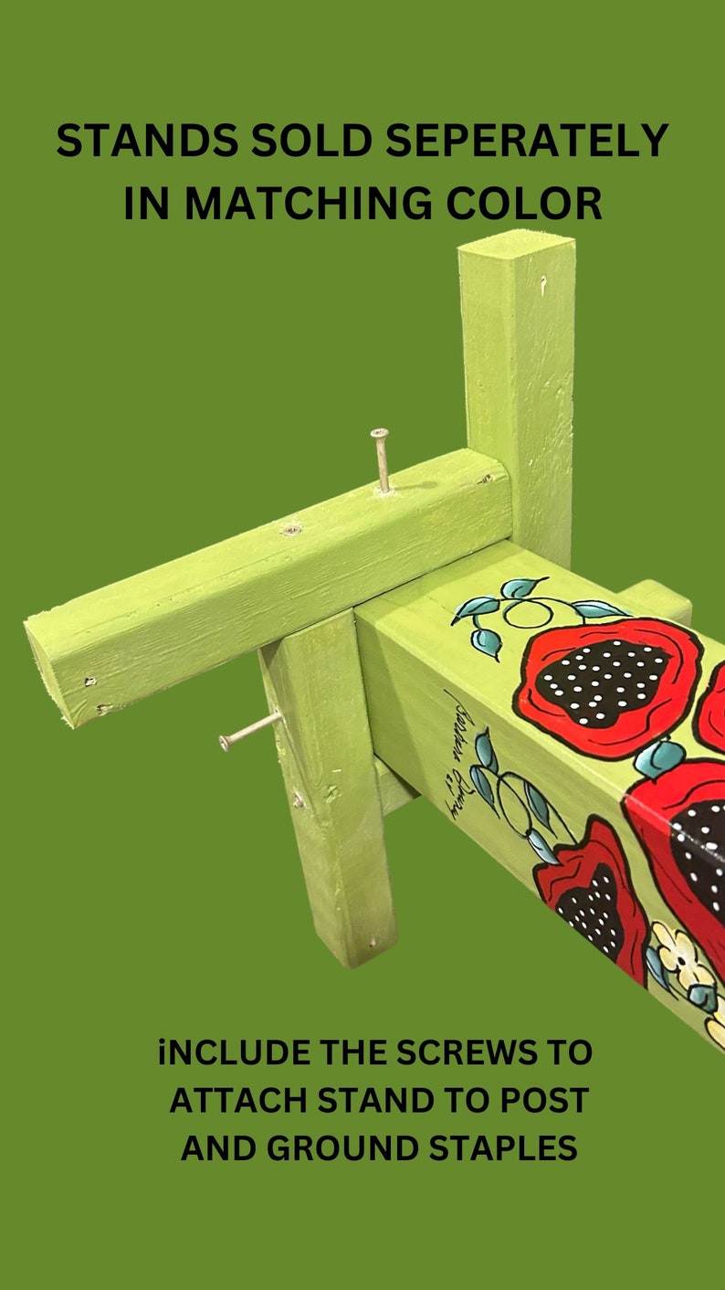 Garden Post 24 CUSTOM - Etsy