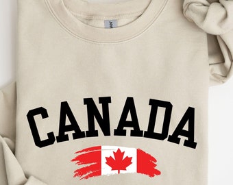 Canada Sweatshirt, Canada Flag Sweat, Canadian Shirt, Canadian Girl ...