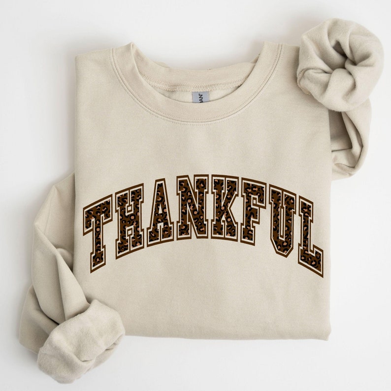 Thankful Sweatshirt - Womens Thanksgiving Sweatshirt - Thankful Shirt ...
