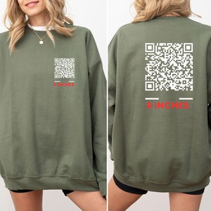 F*ck off QR Code Crew Sweatshirt, Funny Saying Christmas Sweater ...