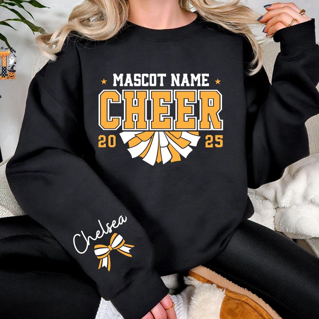 Custom Cheer Sweatshirt, Personalized Cheer Shirt, Cheer Team Name ...