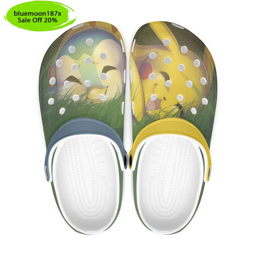 Pikachu Cute Clogs Pokemon Pikachu Crocs Pikachu Anime - Etsy