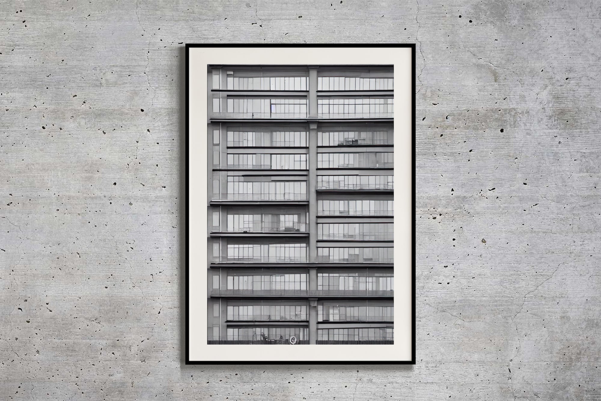 Printable Brutalism Architecture Building Artwork | Minimal Art Print ...