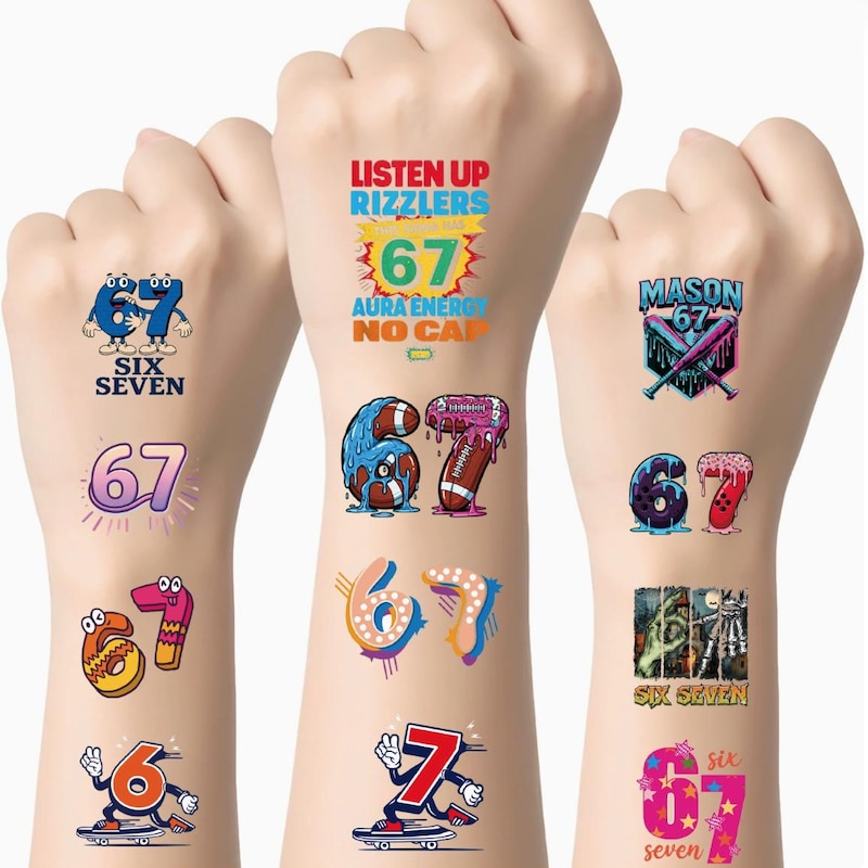 67 Tattoo - Etsy