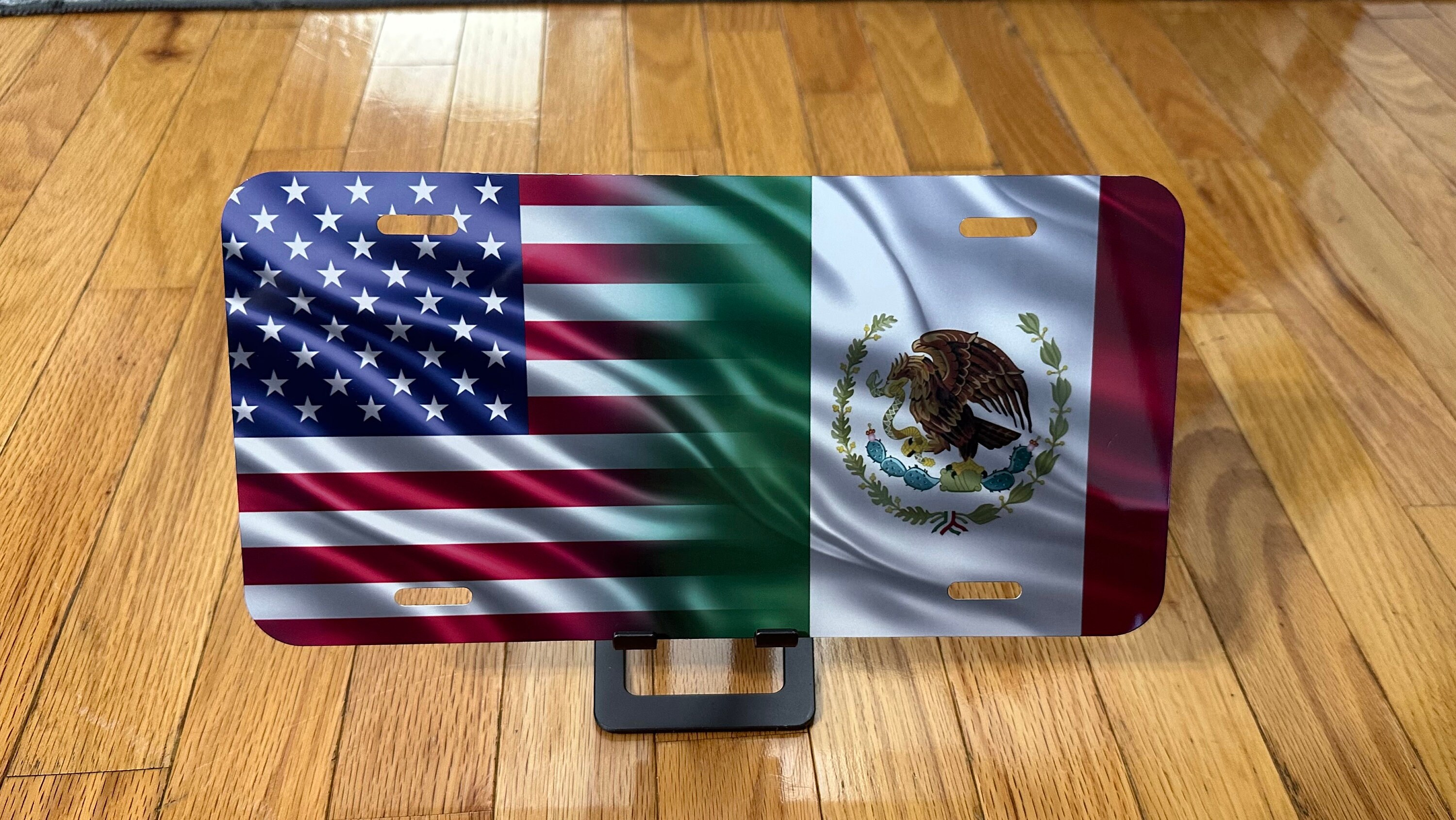 Mexican American Decorative Front Car Plate - Etsy