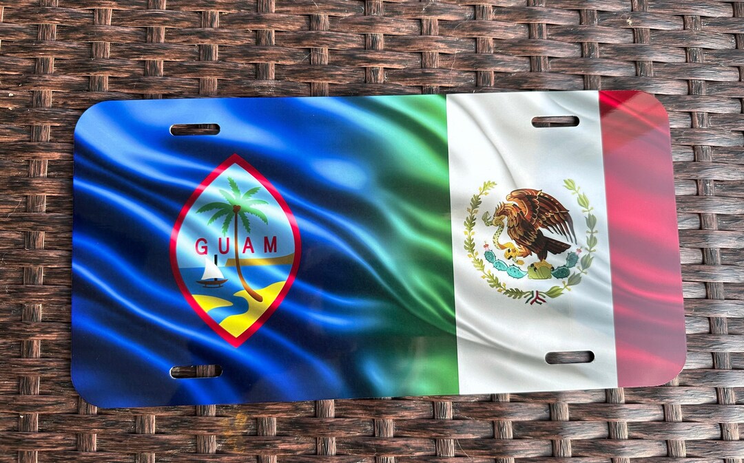 Mexican - Guam Front/decorative Car Plate - Etsy