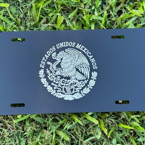 Mexican Flag Front/decorative License Plate - Etsy