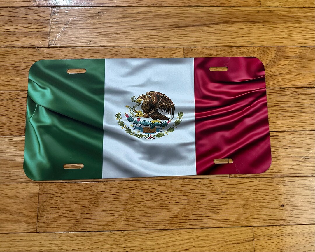 MEXICAN Flag Front / Decorative License Plates - Sublimation - Etsy