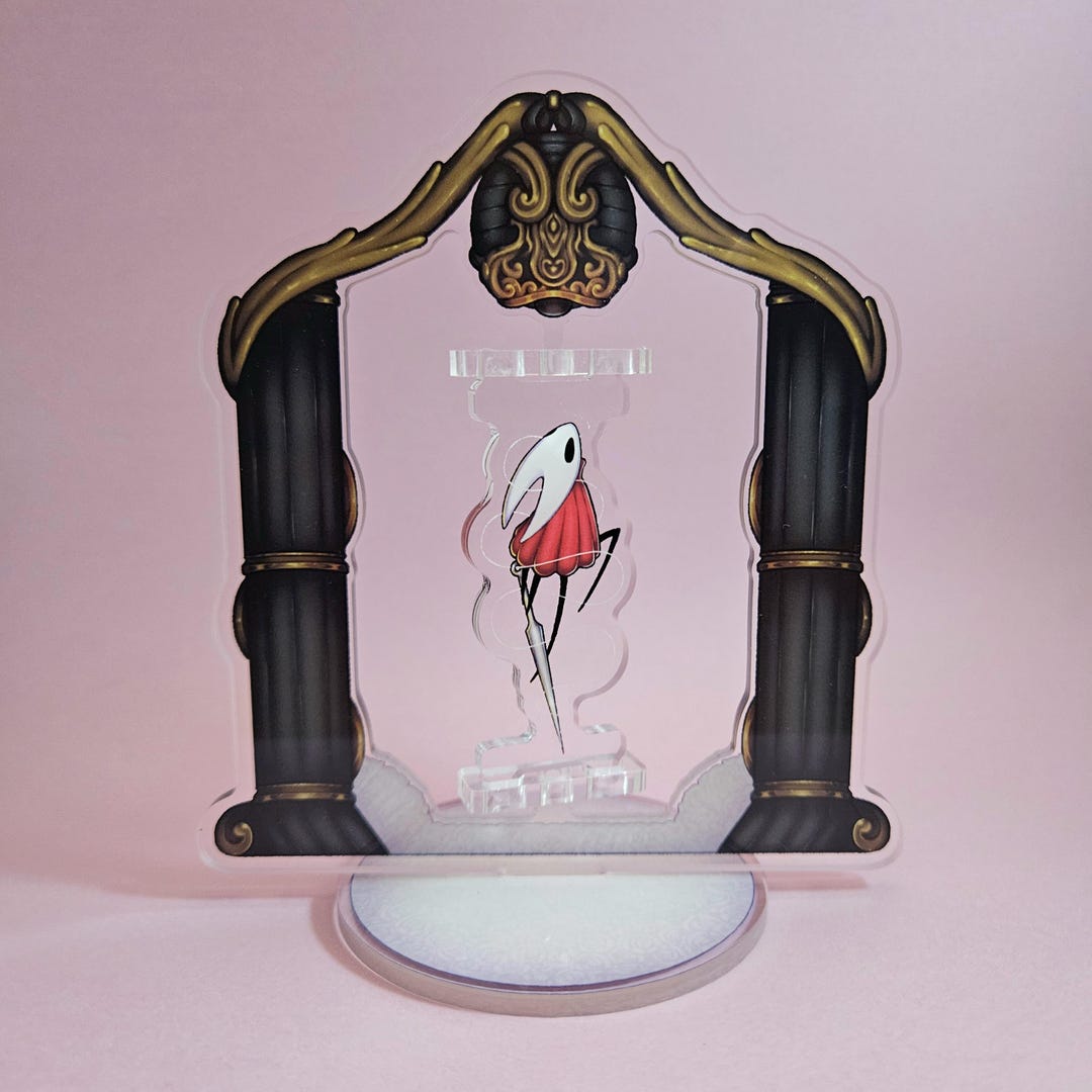Hollow Knight Rotating Standee, Silksong Hornet Acrylic Standee - Etsy