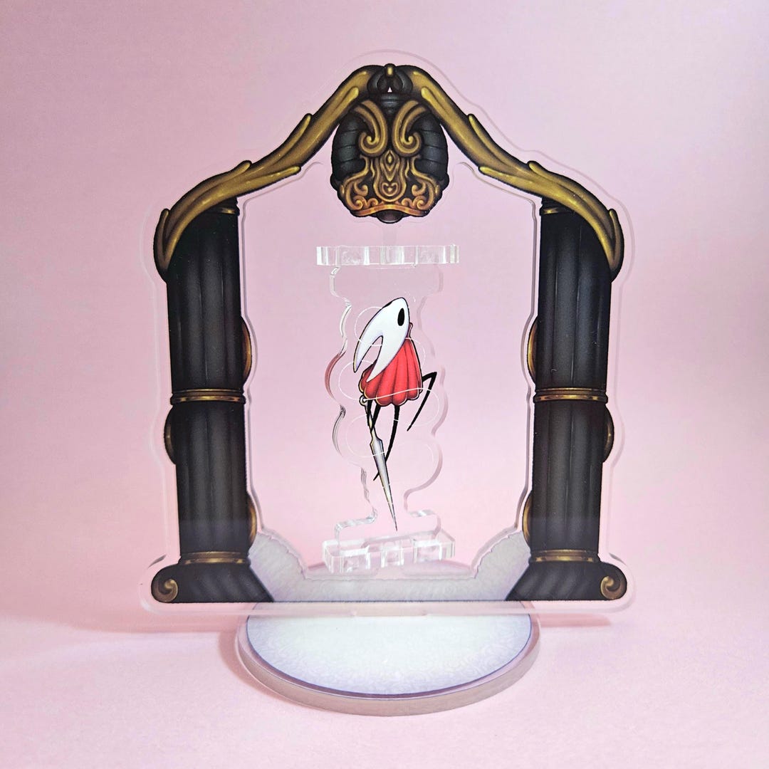 Hollow Knight Rotating Standee, Silksong Hornet Acrylic Standee - Etsy
