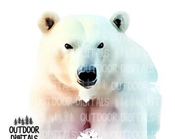 24 Watercolor Arctic Animals Clipart PNG Snow Animals Wall - Etsy