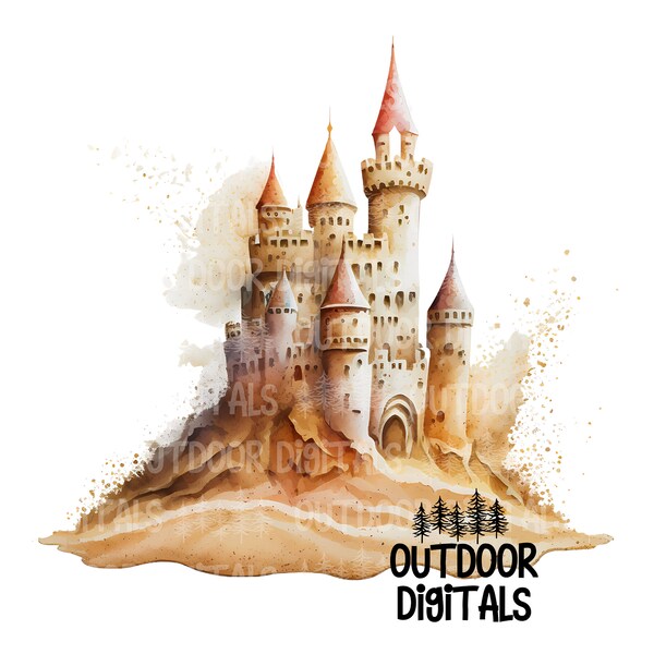 Sand Castle Wall Art - Etsy