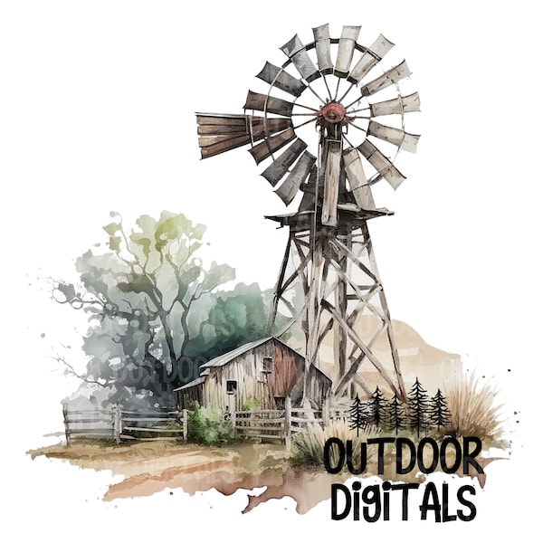 Windmill - Etsy