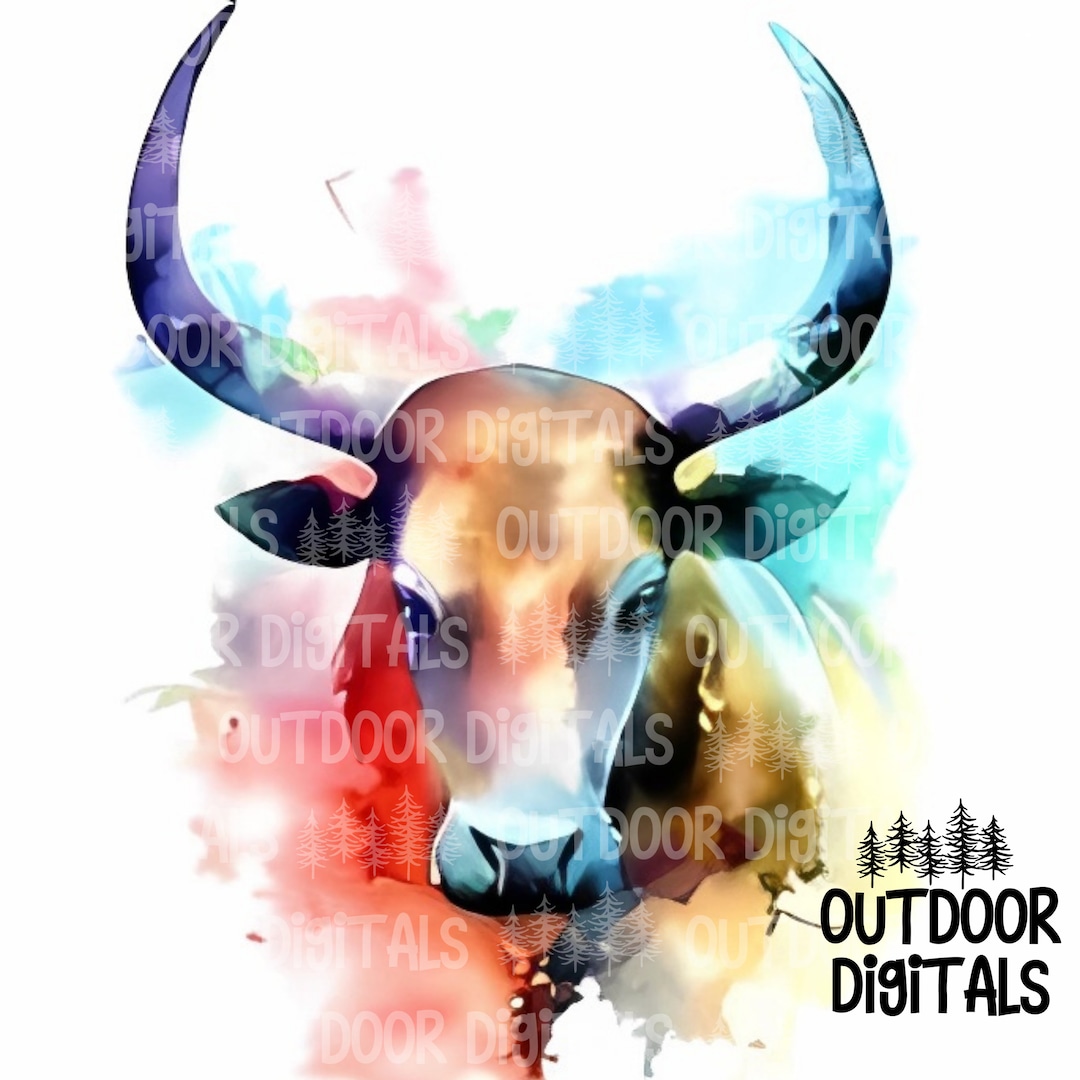 Stier Sternzeichen PNG Aquarell Stier Clipart Stier - Etsy Österreich