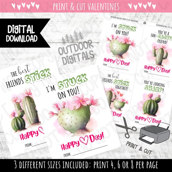 Girl Valentine Cards - Etsy