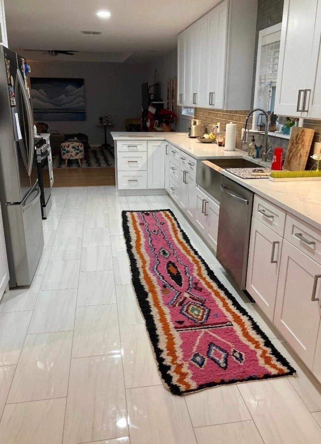 Beautiful Runner Carpet, Moroccan Runner Carpet, Handmade Rug, Custom ...