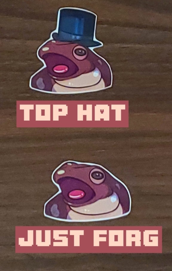 Internal Screaming Forg W/ Hats BIG Ver. // Dumpy Tree Frog Matte Vinyl ...