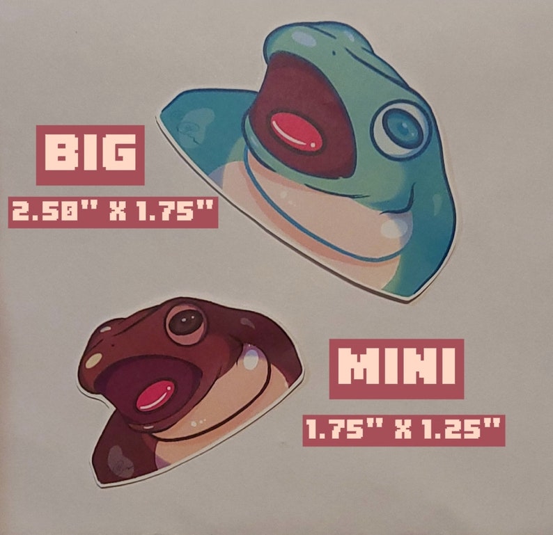 Internal Screaming Forg W/ Hats MINI Vers. // Dumpy Tree Frog Matte ...