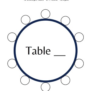 Table Seating Chart Planner for 100 Pax Round Table Plan, Wedding Table ...