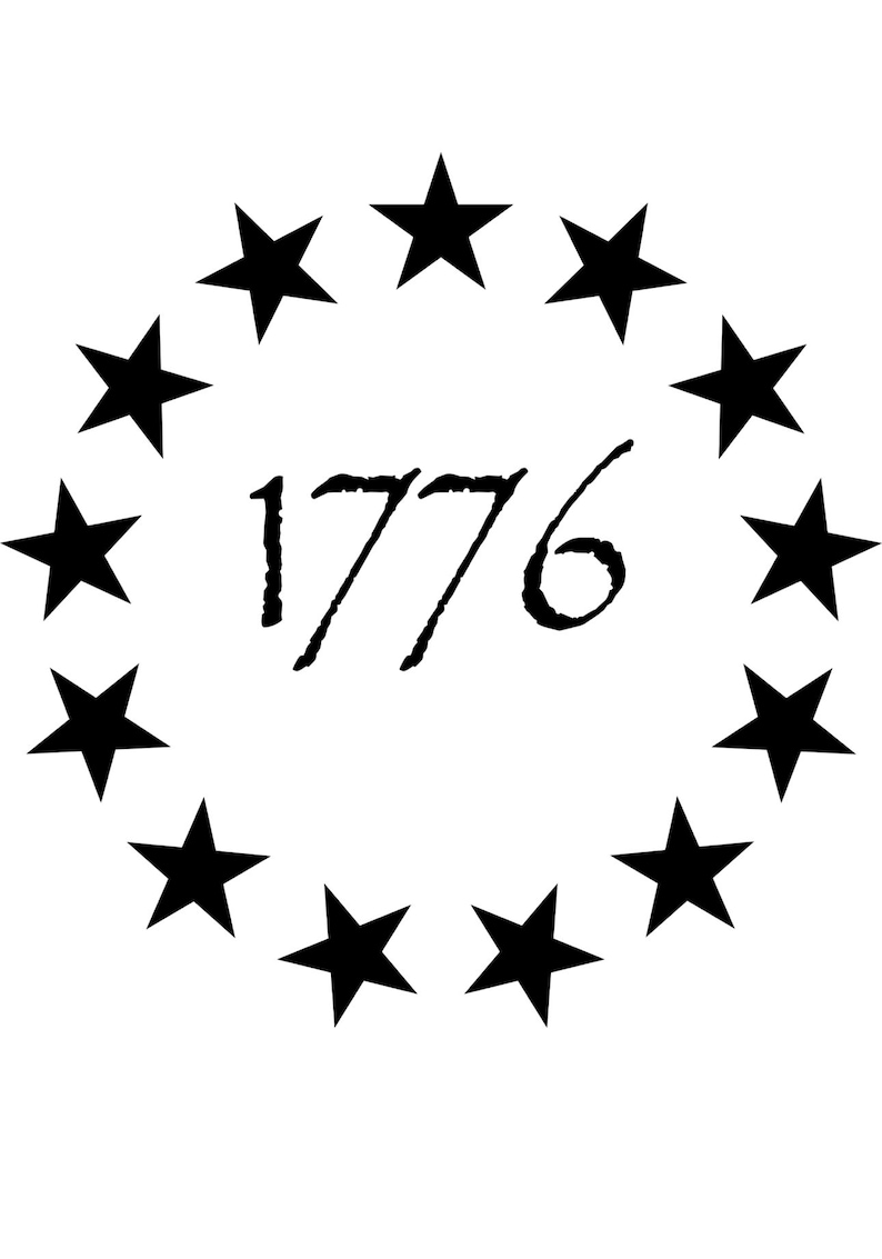1776 Logo SVG - Etsy