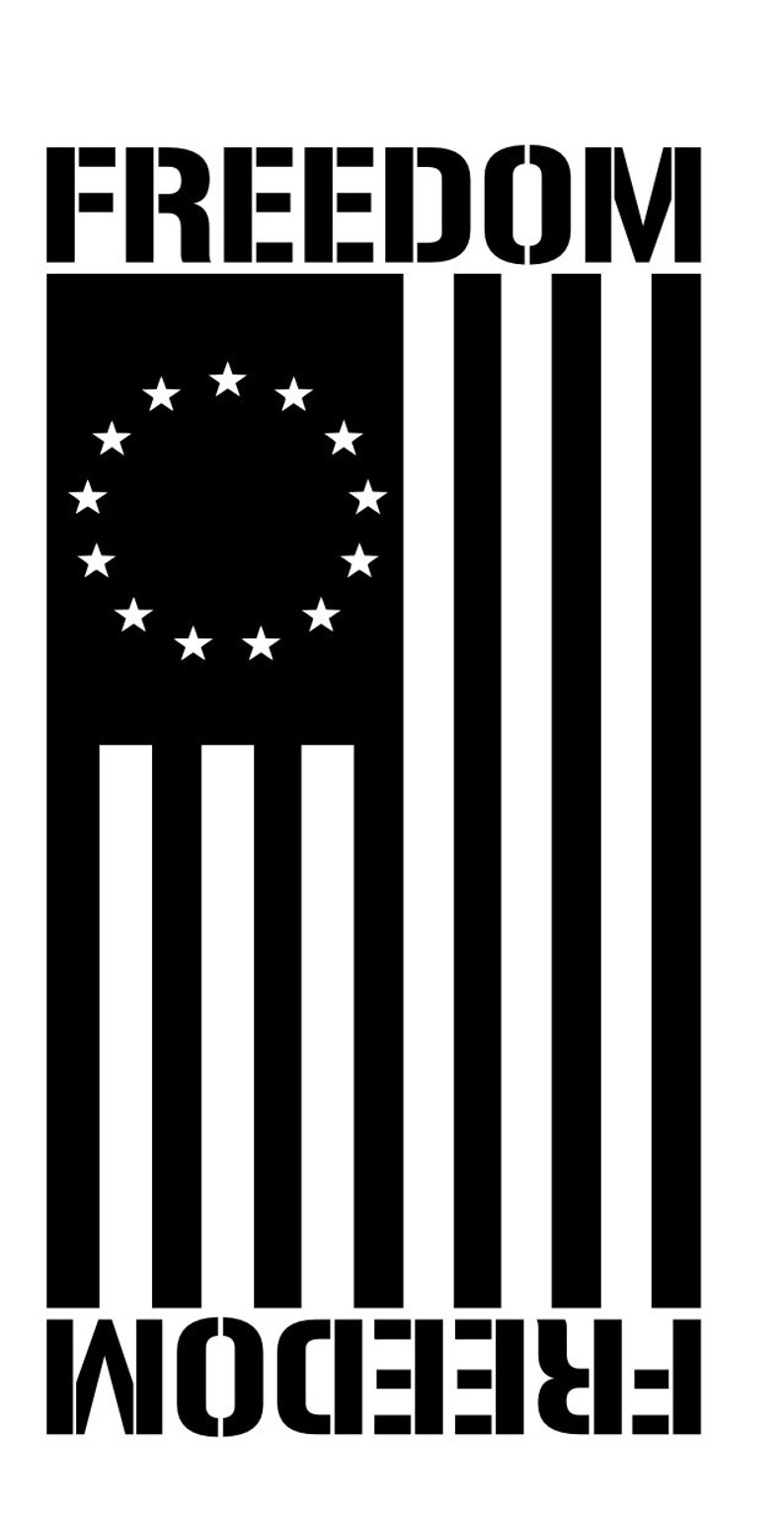 Freedom Flag SVG - Etsy
