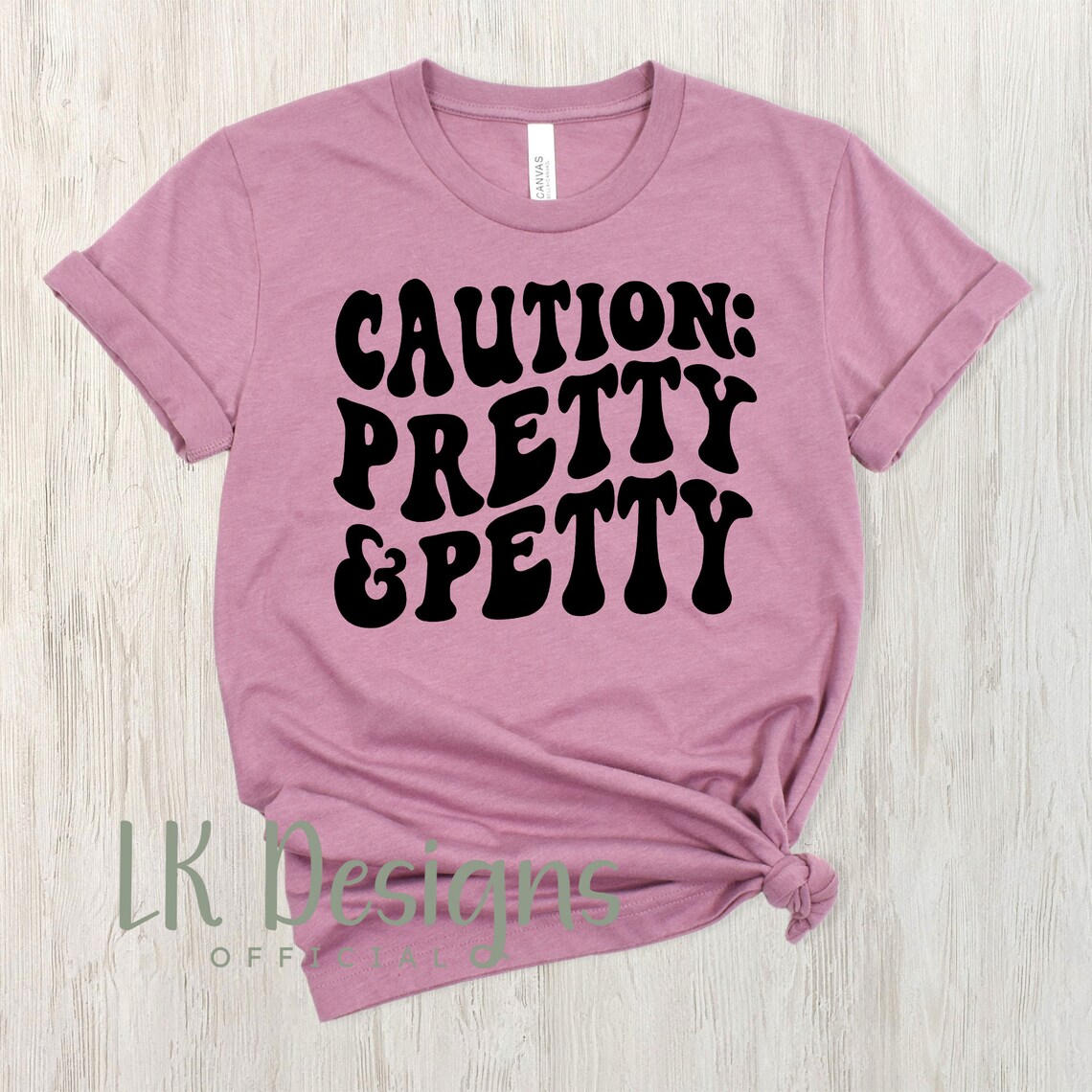 Caution Pretty and Petty Svg Png. Funny Shirt Svg, Sarcastic Svg ...
