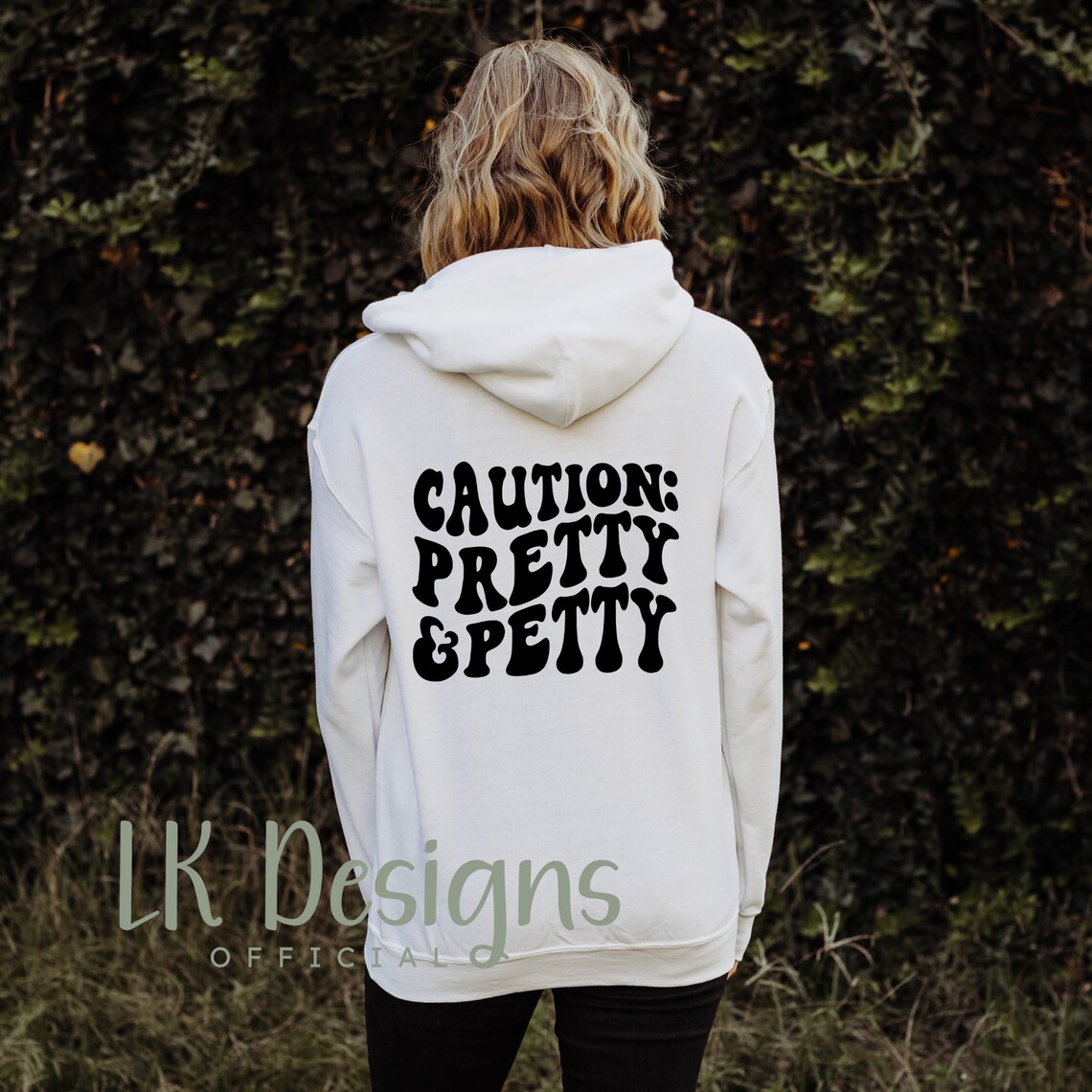 Caution Pretty and Petty Svg Png. Funny Shirt Svg, Sarcastic Svg ...