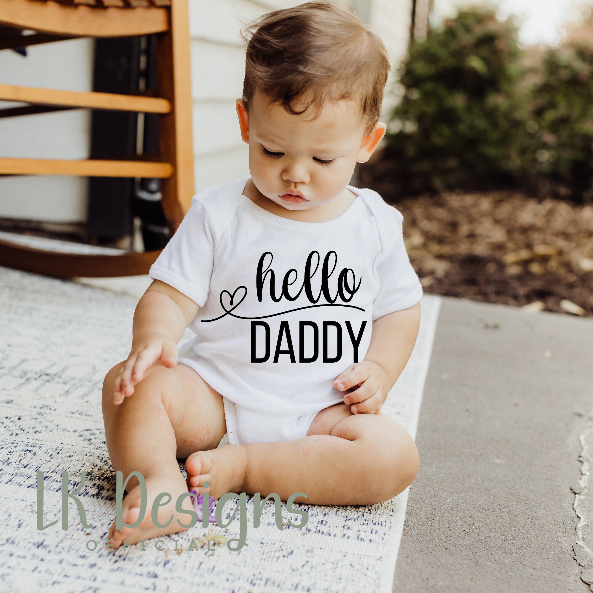 Hello Daddy SVG PNG. Fun Pregnancy Announcement Svg, Birth Announcement ...