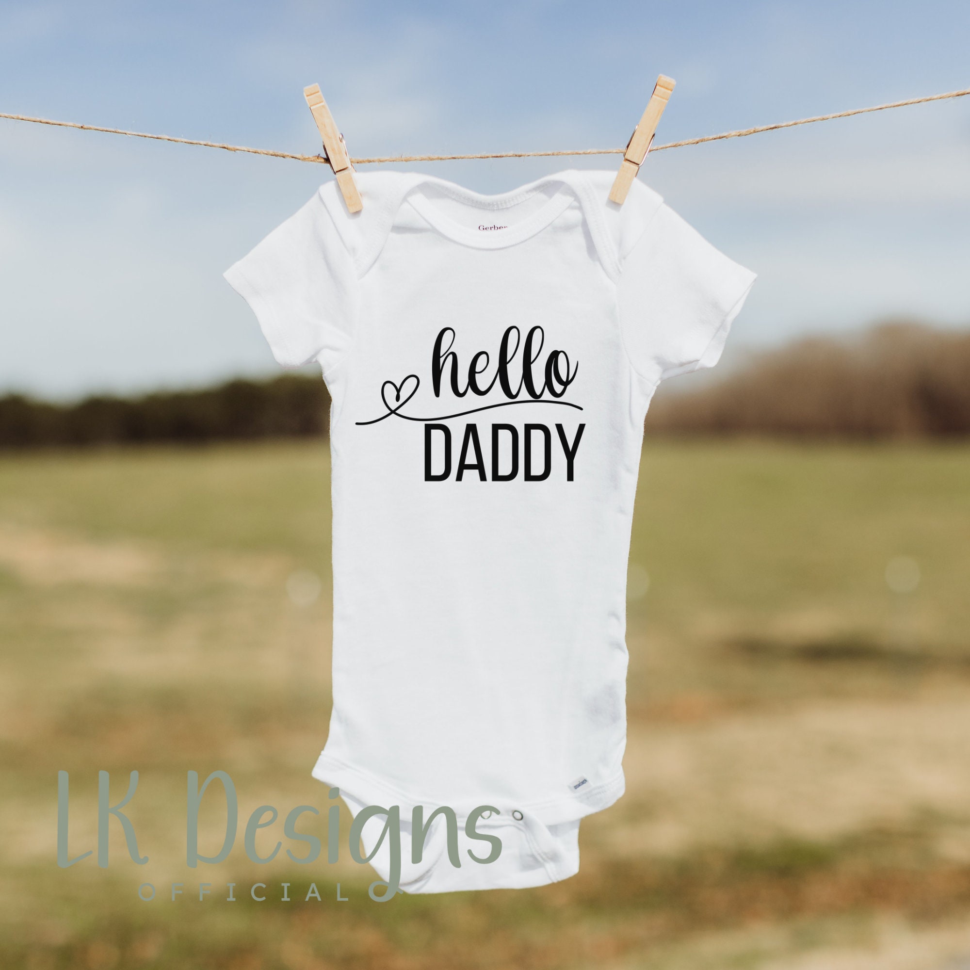 Hello Daddy SVG PNG. Fun Pregnancy Announcement Svg, Birth Announcement ...