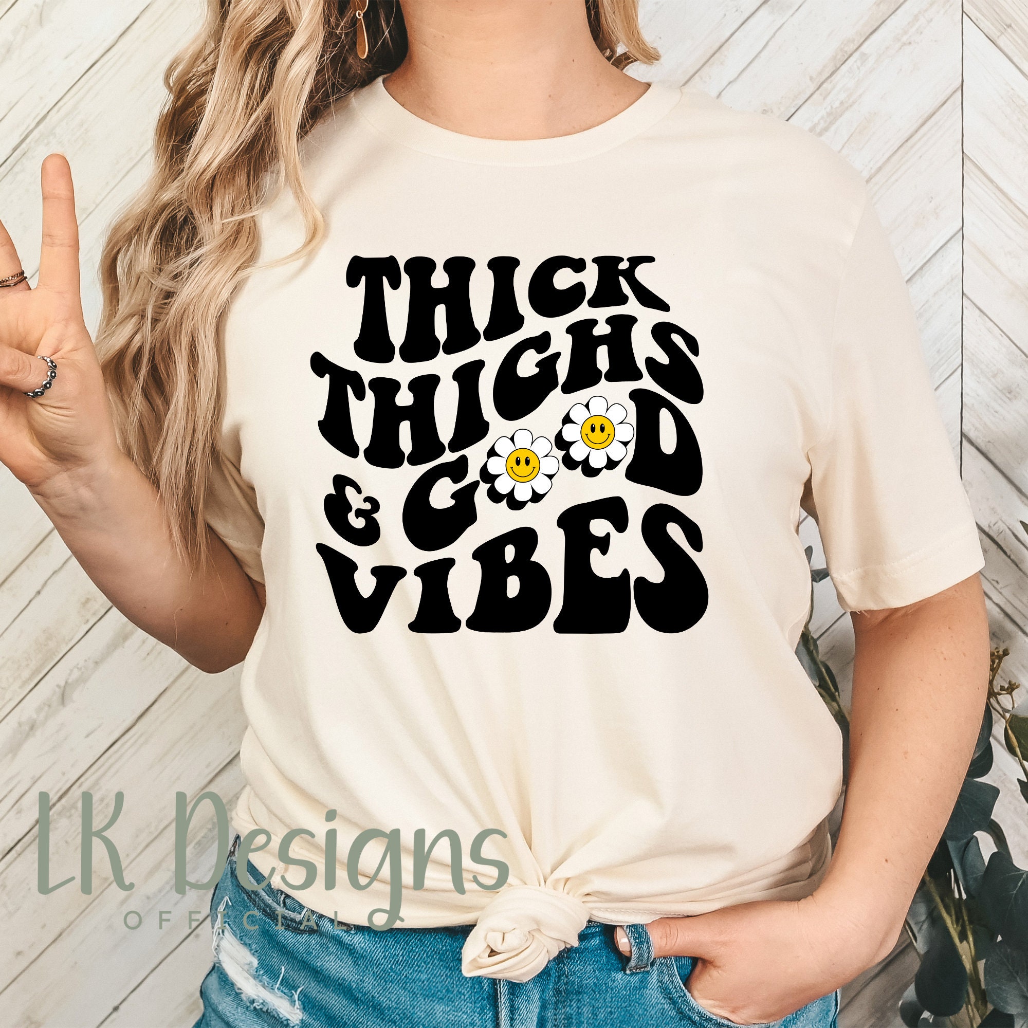 Thick Thighs Svg Good Vibes Only Svg Motivational Svg - Etsy