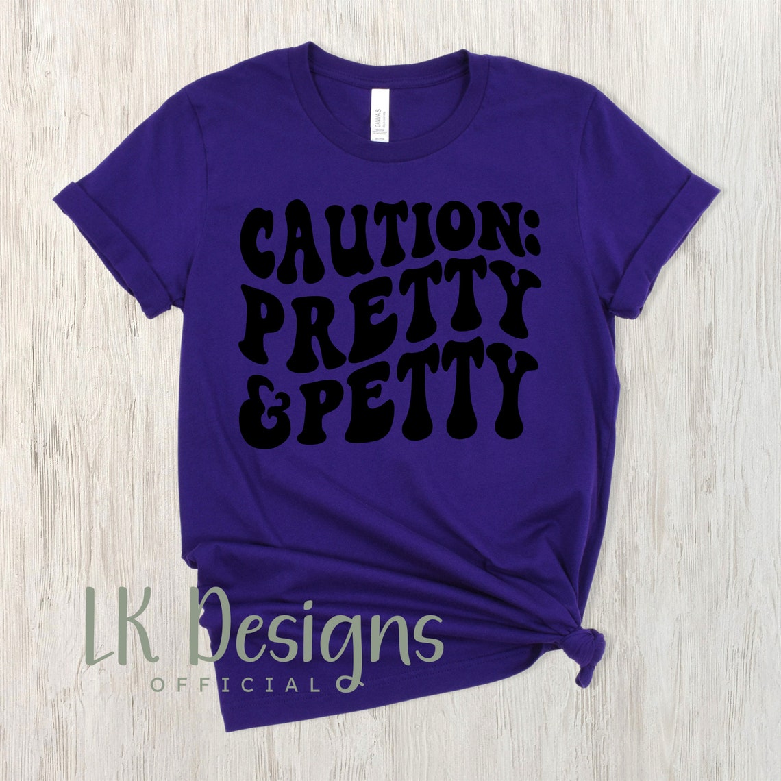 Caution Pretty and Petty Svg Png. Funny Shirt Svg, Sarcastic Svg ...