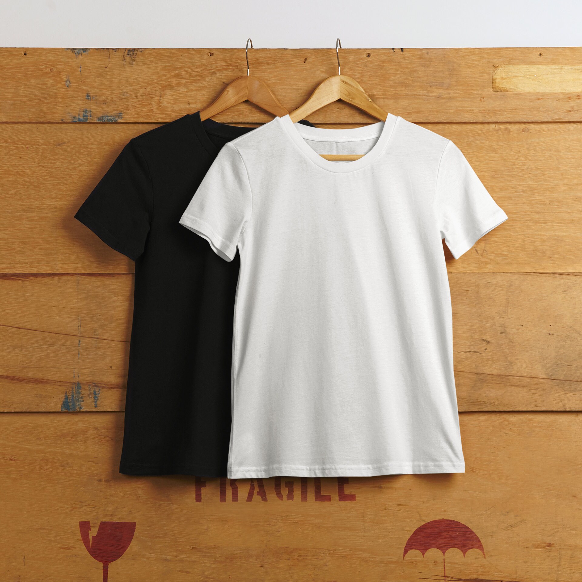 3 Pack High Quality Tees, Plain Tee, Minimalistic, Black, White, Men's ...