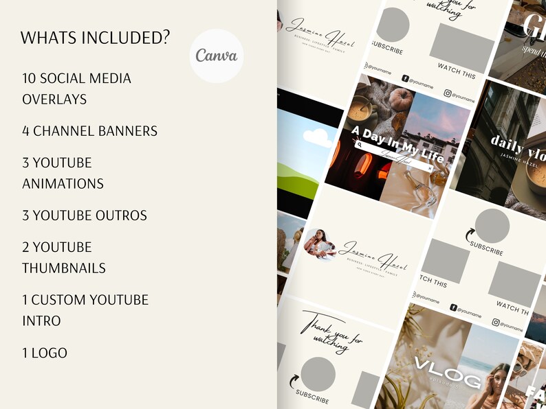 ULTIMATE Youtube Kit, Custom Intro, Outro Logo & Video Thumbnails ...
