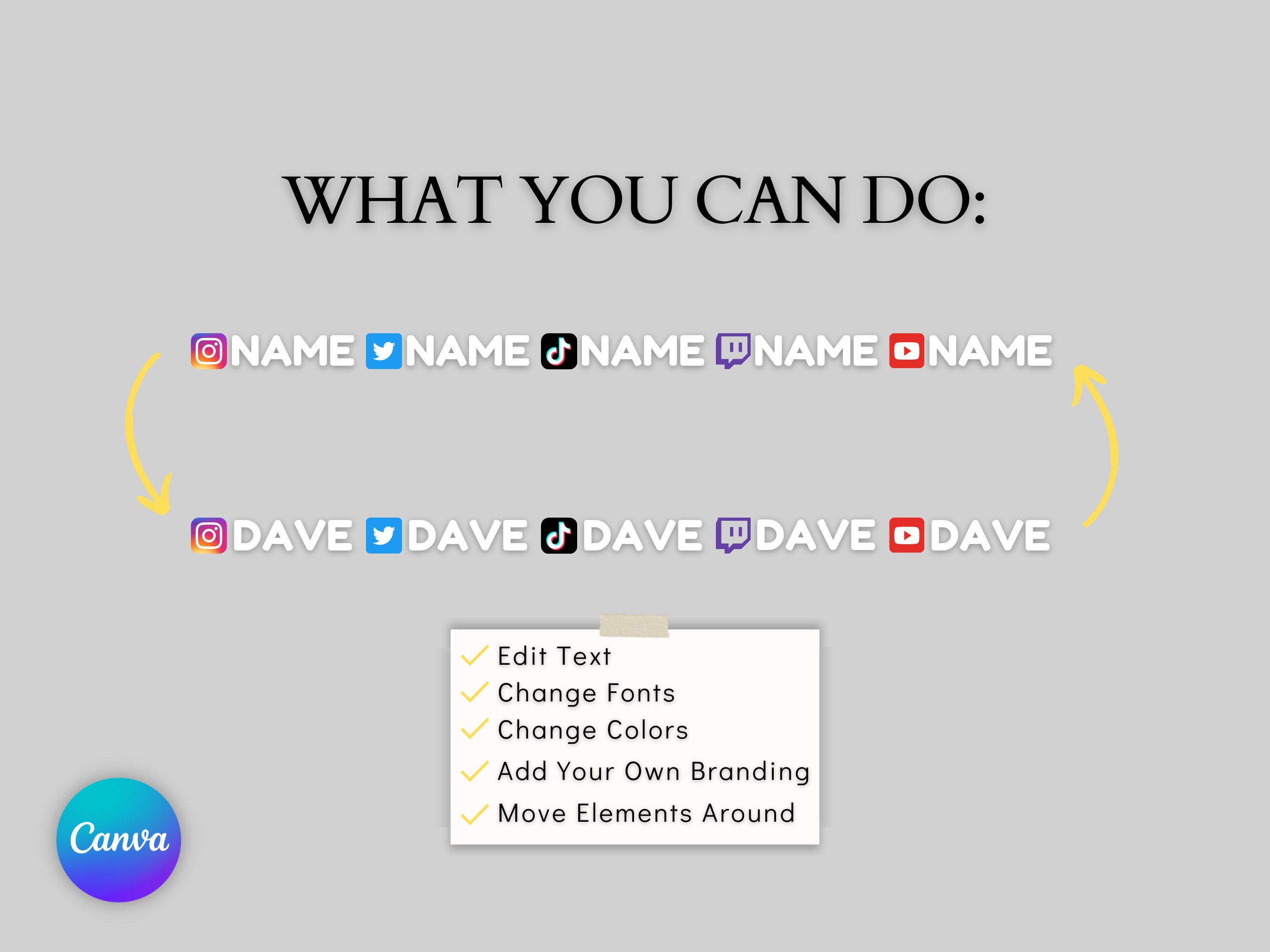 ULTIMATE Twitch / Youtube Overlays, Social Media Names, Camera Borders ...