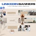 Professional Linkedin Banner Template, Minimalistic Neutral Header ...